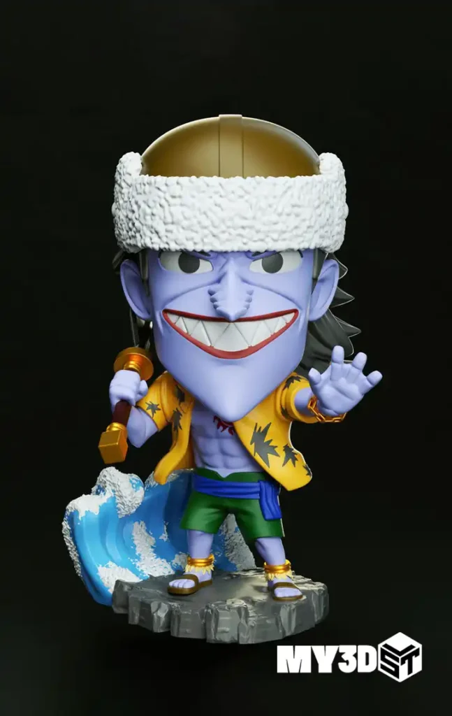 Arlong Chibi One piece STL 3D Print Model - MY3DSTL