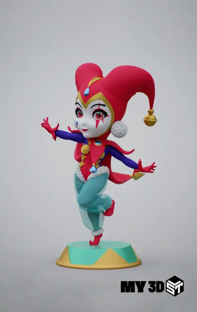 Chibi Harle Chrono Cross STL 3D Print Model - MY3DSTL