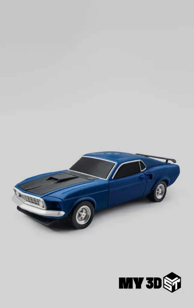 Ford Mustang Mach-1 STL 3D Print Model - MY3DSTL