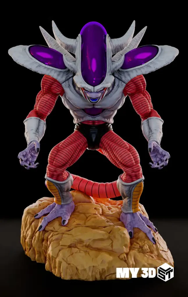 Frieza 3rd Form STL 3D Print Model - MY3DSTL