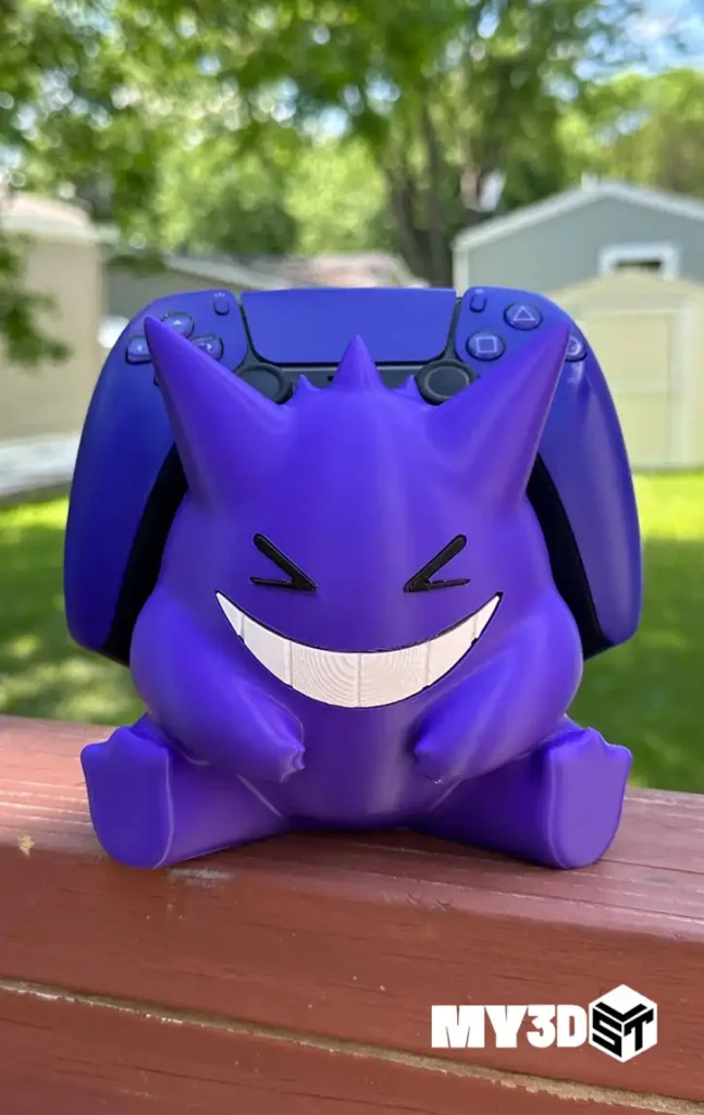 Gengar Controller Holder STL 3D Print Model - MY3DSTL