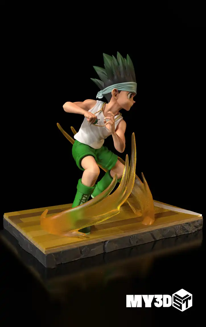 Gon Freecss STL 3D Print Model - MY3DSTL
