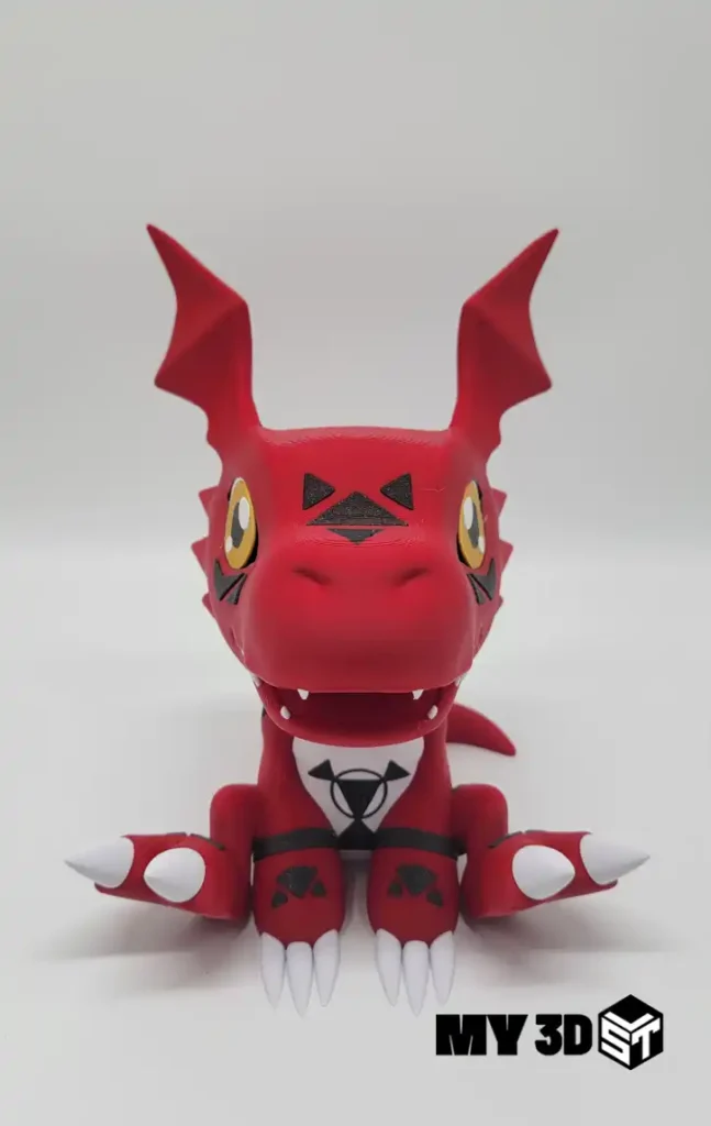 Guilmon Chibi STL 3D Print Model - MY3DSTL