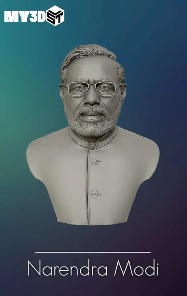 Narendra Modi STL 3D Print Model - MY3DSTL