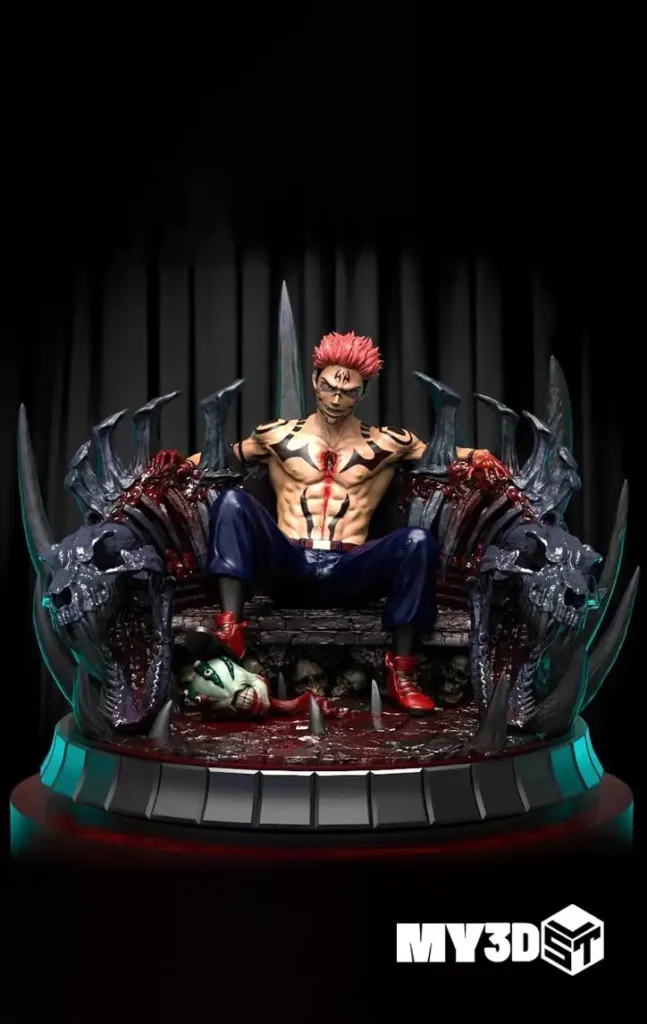 Ryomen Sukuna Jujutsu Kaisen STL 3D Print Model - MY3DSTL
