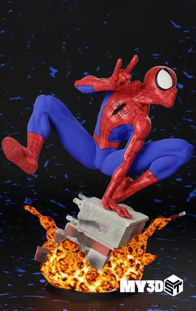 Spider Man STL 3D Print Model - MY3DSTL