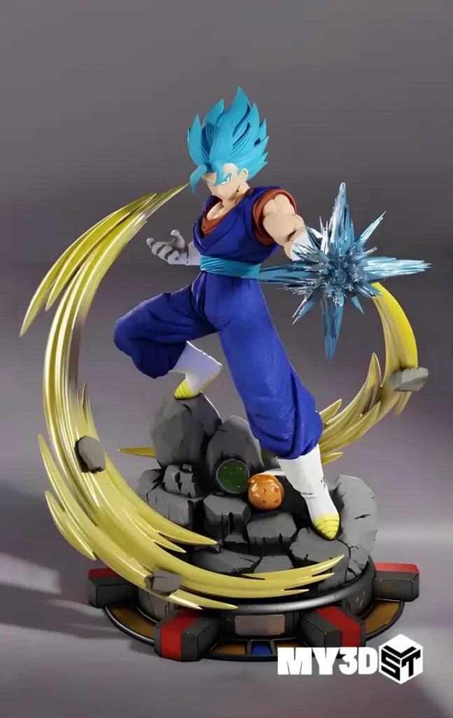 Vegito and Vegito Blue STL 3D Print Model - MY3DSTL