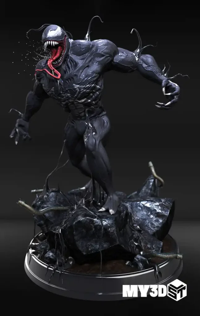 Venom Marvel STL 3D Print Model - MY3DSTL
