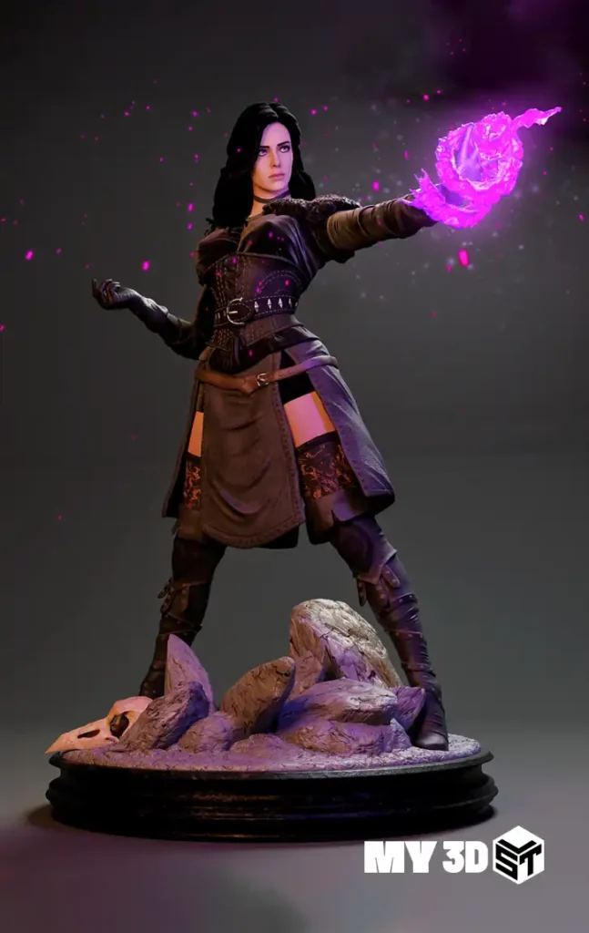 Yennefer The Witcher STL 3D Print Model - MY3DSTL