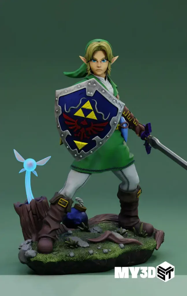 Zelda The Legend of Zelda STL 3D Print Model - MY3DSTL