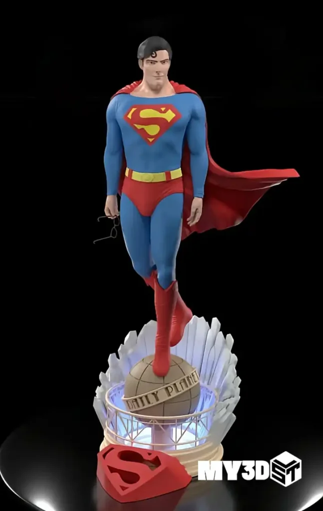 Superman Christopher Reeve STL 3D Print Model - MY3DSTL