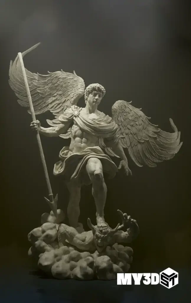 Archangel michael STL 3D Print Model - MY3DSTL