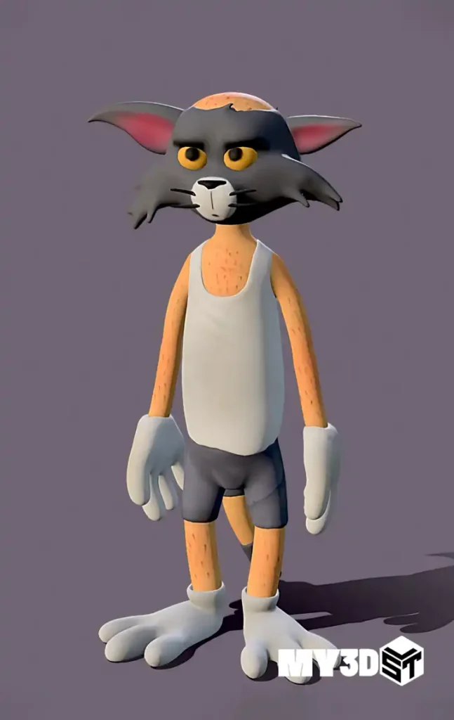 Bald Tom STL 3D Print Model - MY3DSTL