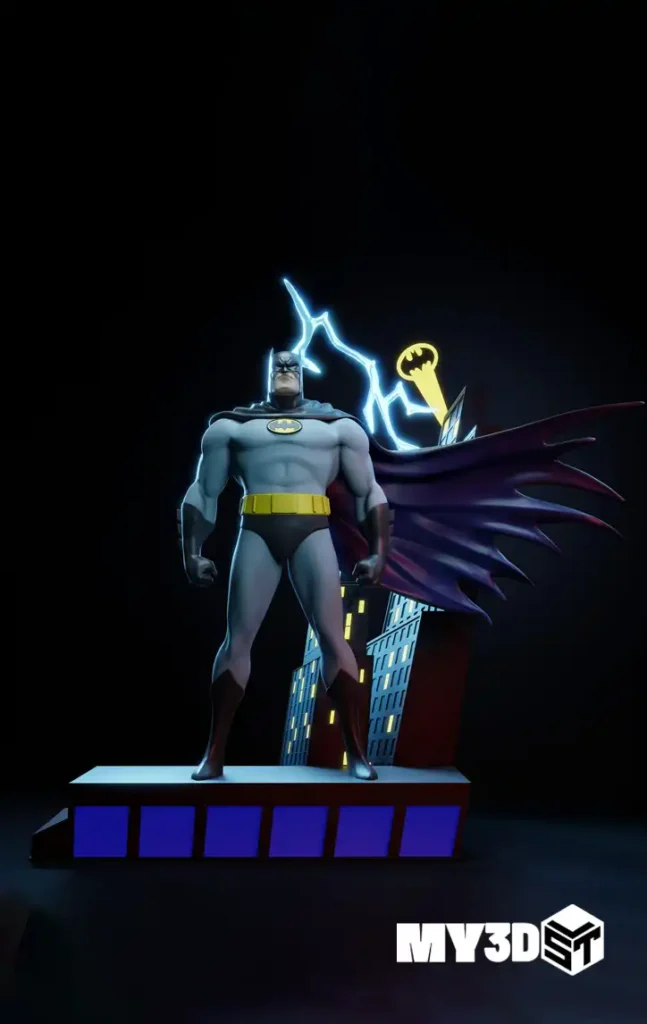 Batman STL 3D Print Model - MY3DSTL