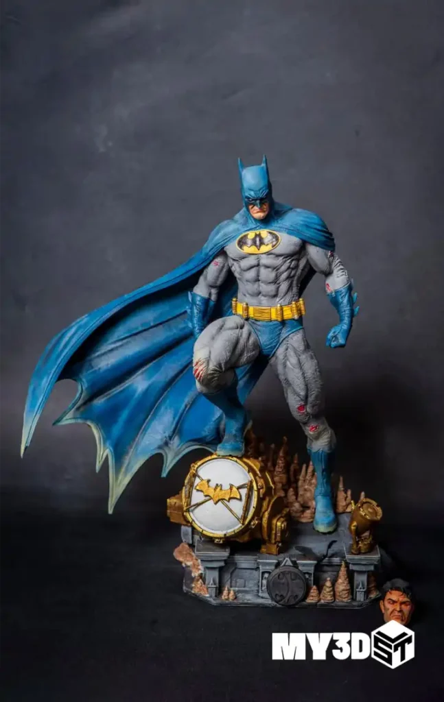 Batman statue STL 3D Print Model - MY3DSTL