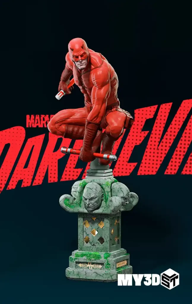 Daredevil STL 3D Print Model - MY3DSTL