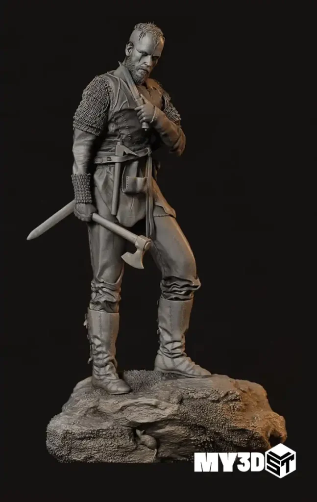 Floki Vikings STL 3D Print Model - MY3DSTL