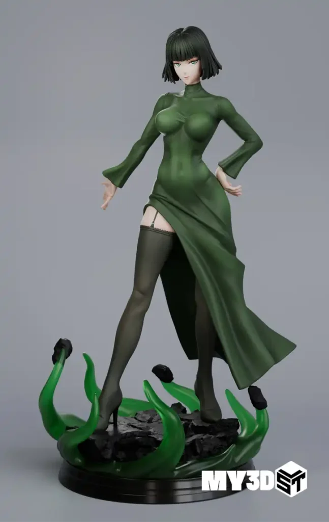 Fubuki One Punch Man STL 3D Print Model - MY3DSTL