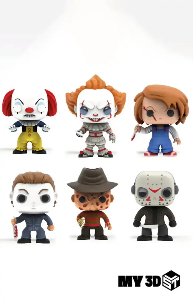 Funko Pop collection STL 3D Print Model - MY3DSTL