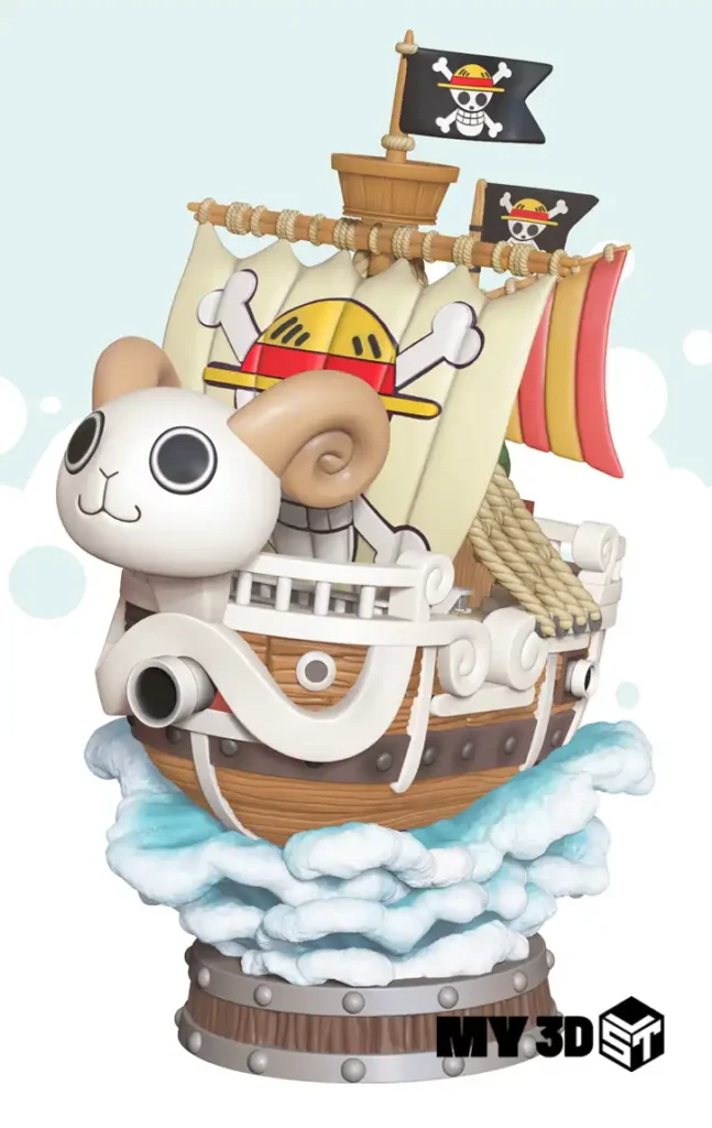 Going Merry One Piece STL 3D Print Model - MY3DSTL
