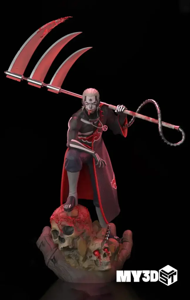 Hidan Akatsuki STL 3D Print Model - MY3DSTL