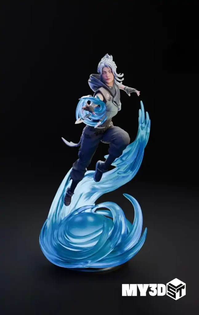 Jett Valorant STL 3D Print Model - MY3DSTL