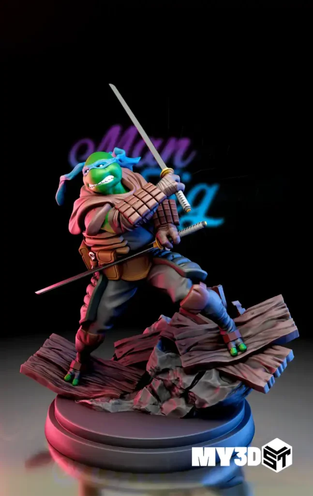 Leonardo TMNT STL 3D Print Model - MY3DSTL
