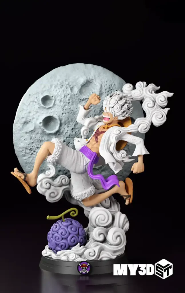 Luffy Gear 5 One Piece STL 3D Print Model - MY3DSTL