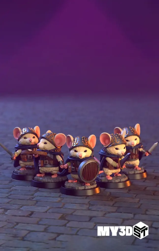 Mouse Guard STL 3D Print Model - MY3DSTL