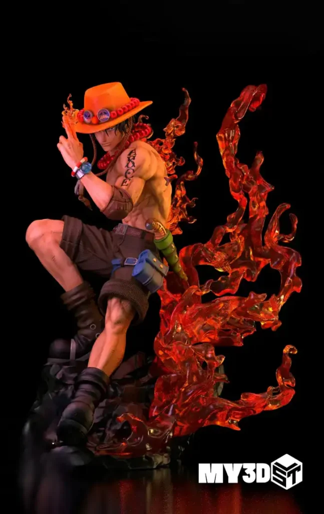 Ace One Piece STL 3D Print Model - MY3DSTL