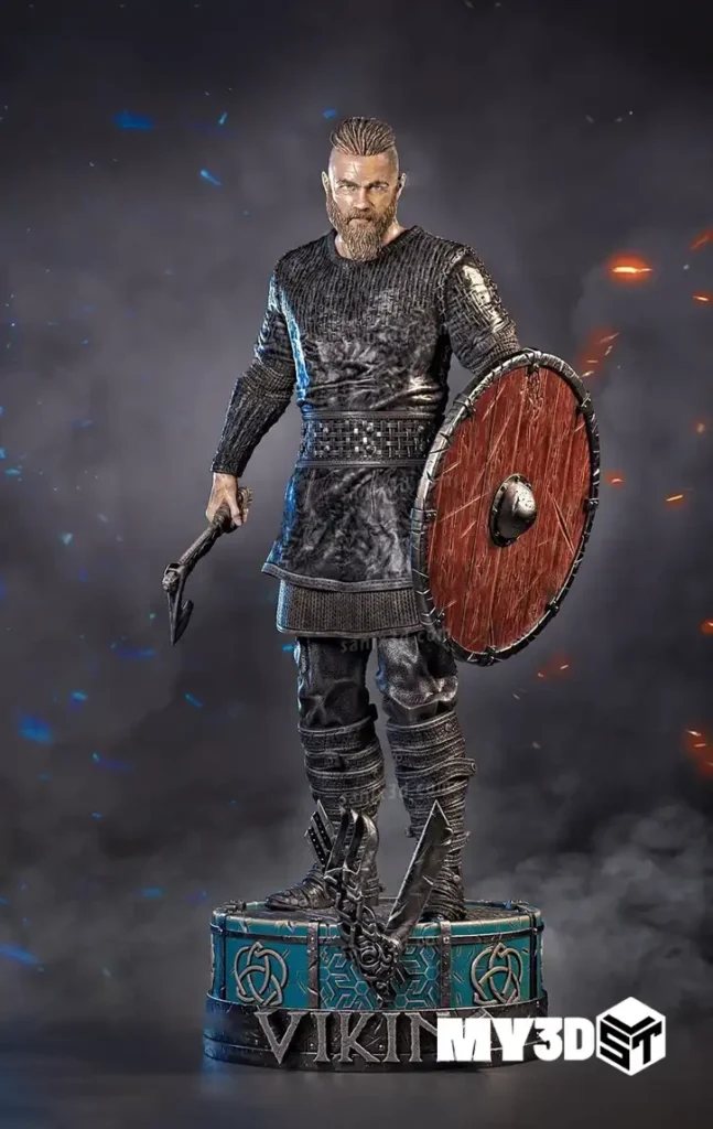 Ragnar Lothbrok Viking STL 3D Print Model - MY3DSTL