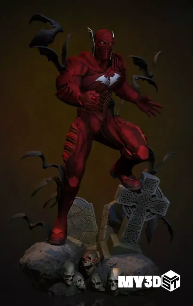 Red Death STL 3D Print Model - MY3DSTL