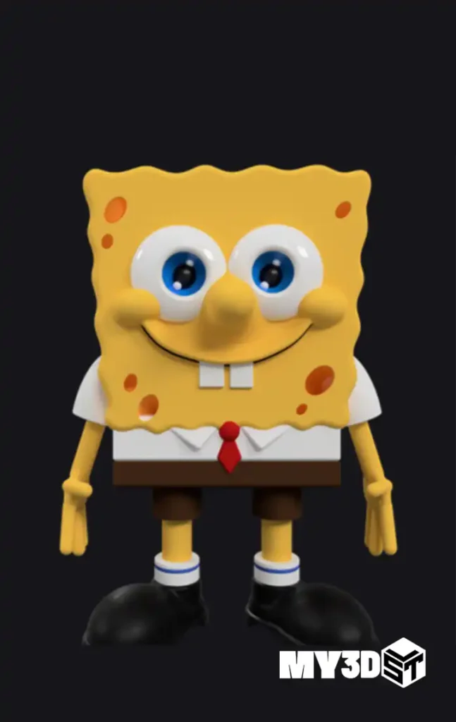 SpongeBob SquarePants STL 3D Print Model - MY3DSTL