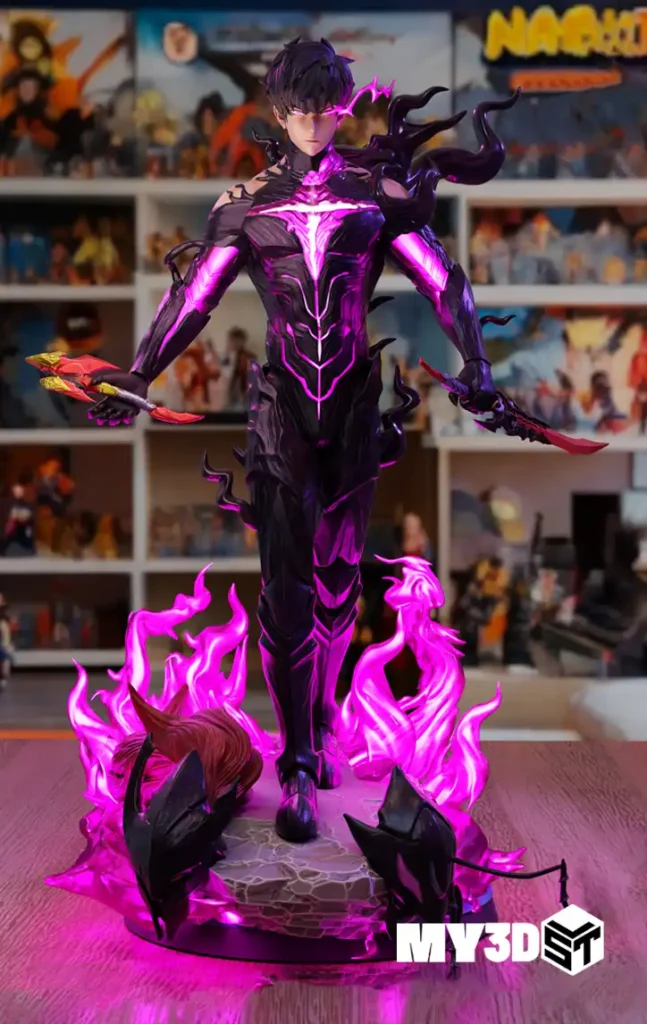 Sung Jin Woo Solo Leveling STL 3D Print Model - MY3DSTL