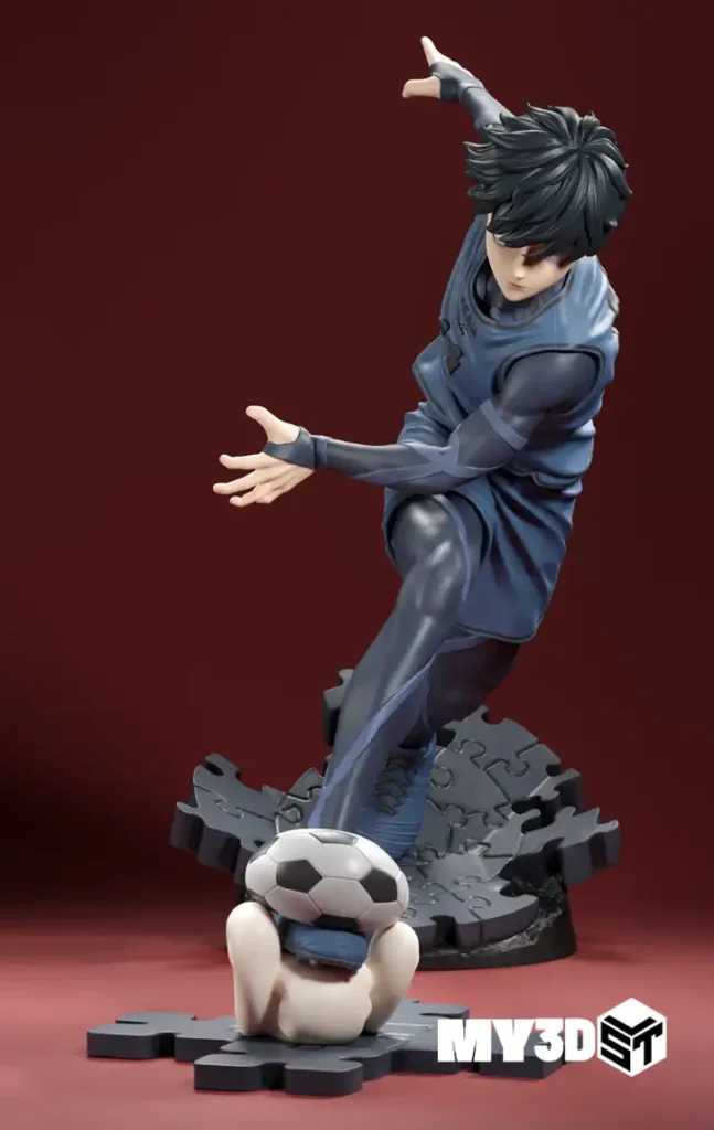 Yoichi Isagi Blue Lock STL 3D Print Model - MY3DSTL