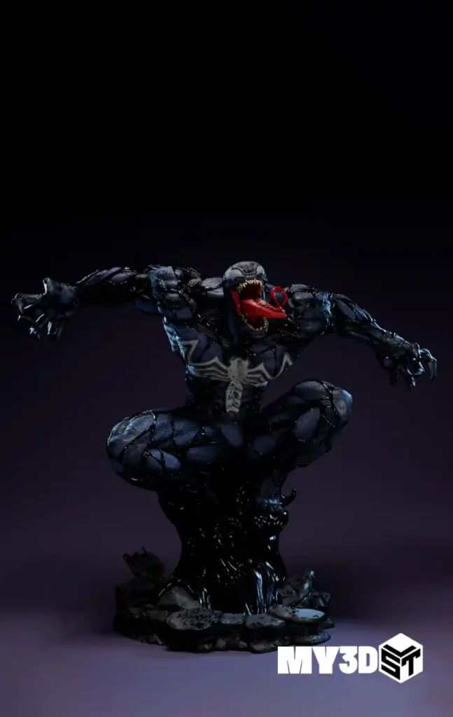 venom STL 3D Print Model - MY3DSTL