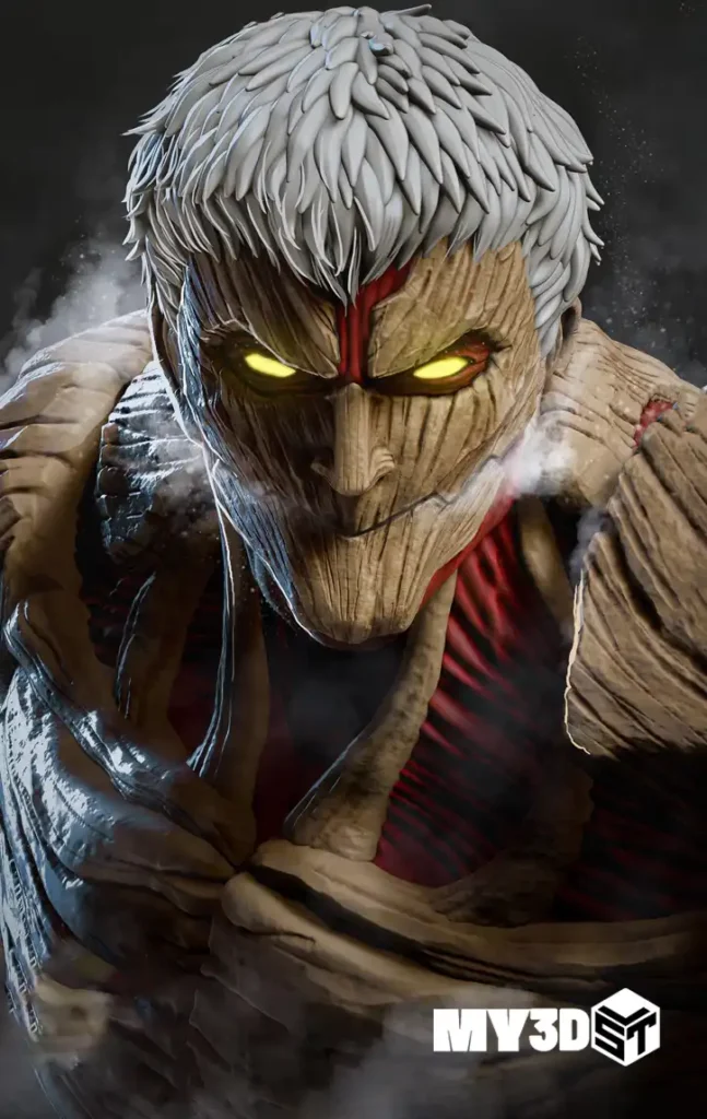 Armored Titan Attack on Titan STL 3D Print Model - MY3DSTL