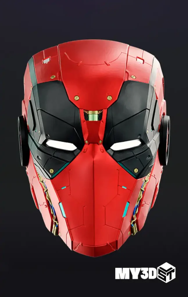 Deadpool Helmet STL 3D Print Model - MY3DSTL