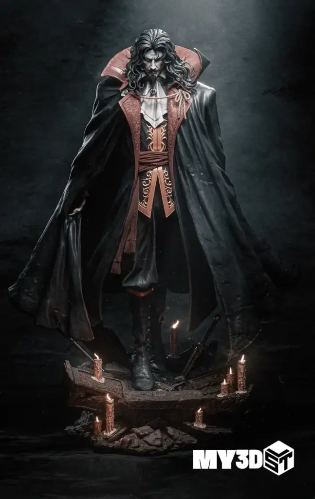 Dracula Castlevania STL 3D Print Model - MY3DSTL