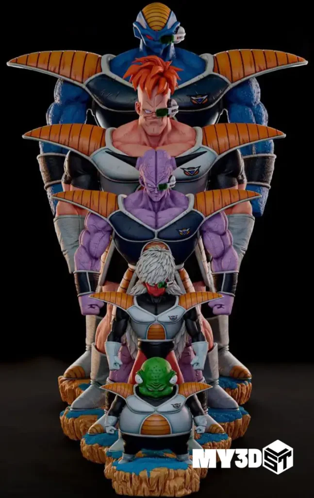 Ginyu Special Forces STL 3D Print Model - MY3DSTL