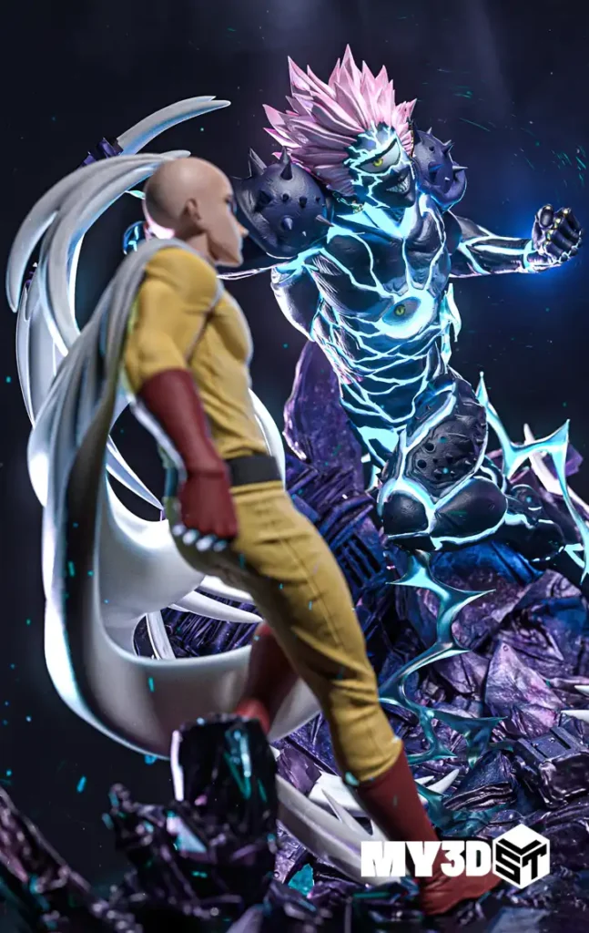 Saitama vs Boros One Punch Man STL 3D Print Model - MY3DSTL