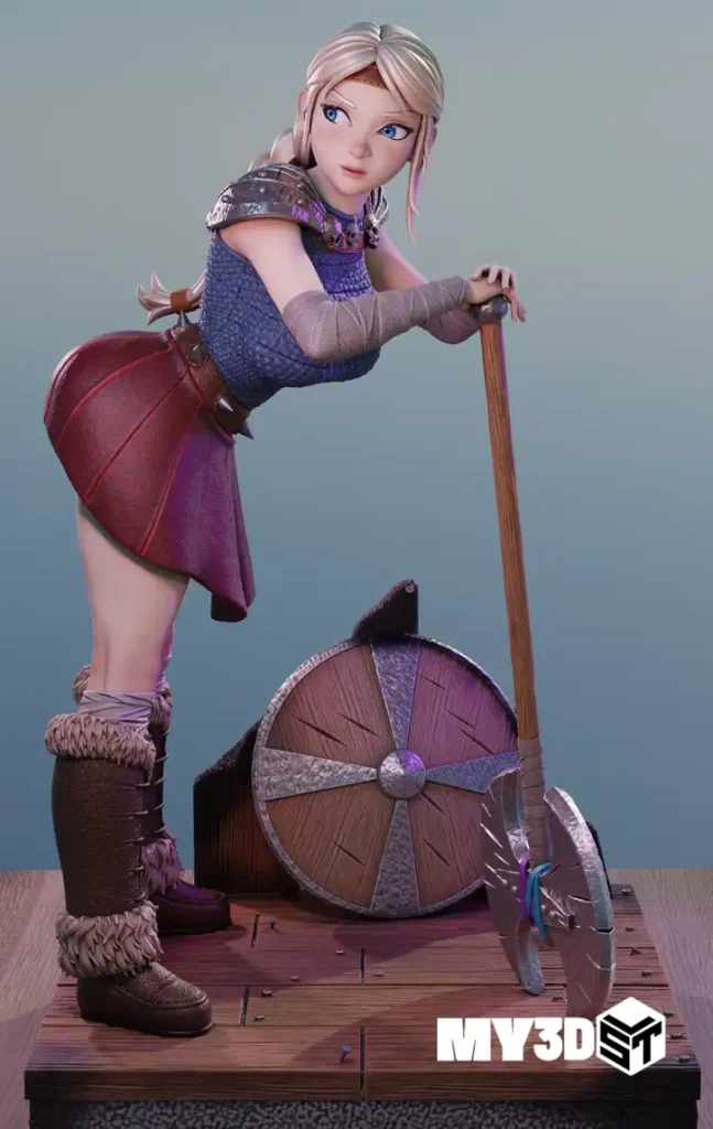 Astrid dragon trainer STL 3D Print Model - MY3DSTL