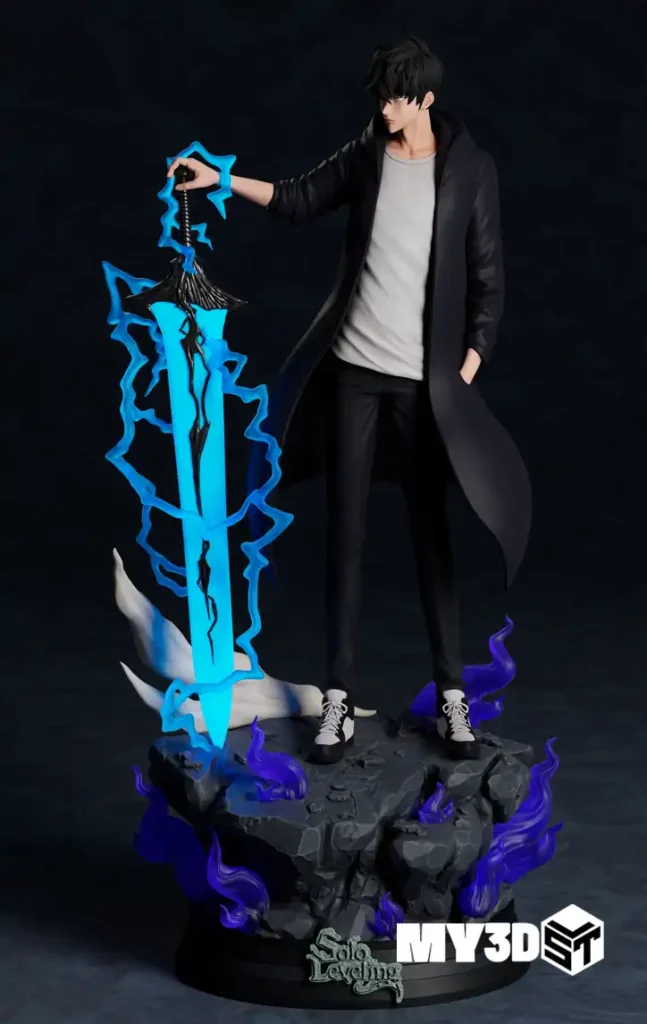 Sung Jinwoo Solo Leveling STL 3D Print Model - MY3DSTL