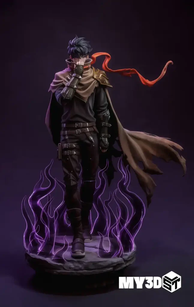 Sung Jin Woo Solo Leveling STL 3D Print Model - MY3DSTL