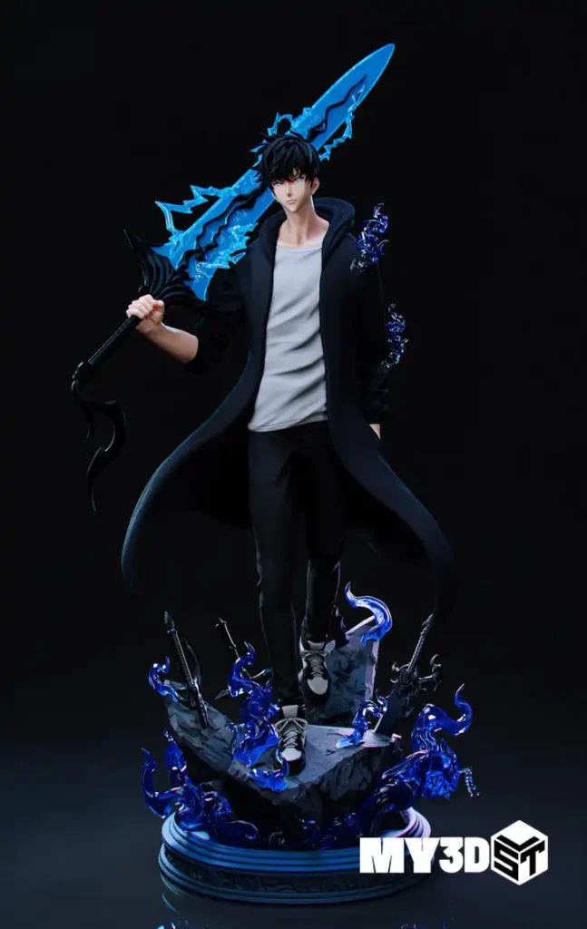 Sung Jinwoo Solo Leveling STL 3D Print Model - MY3DSTL