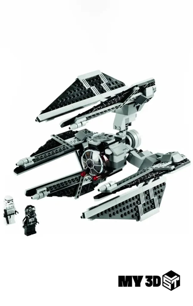 TIE Defender Star Wars STL 3D Print Model - MY3DSTL