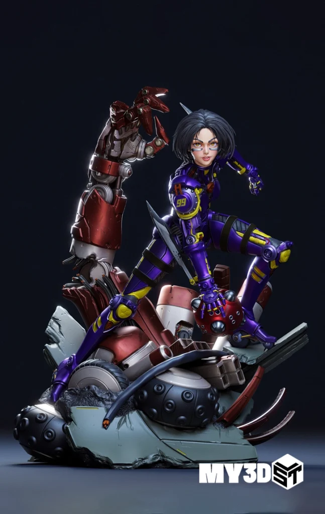 Alita Battle Angel STL 3D Print Model - MY3DSTL