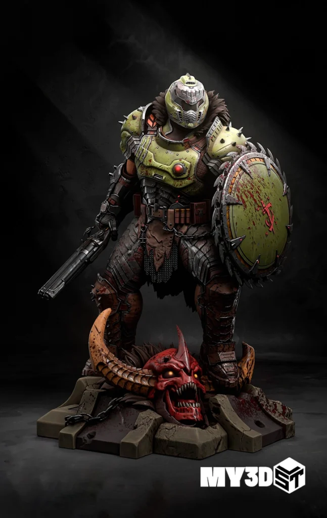 Doom The Dark Ages STL 3D Print Model - MY3DSTL