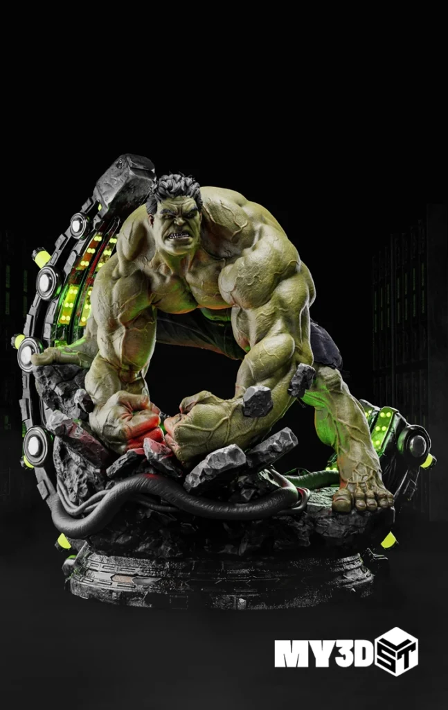 Hulk STL 3D Print Model - MY3DSTL