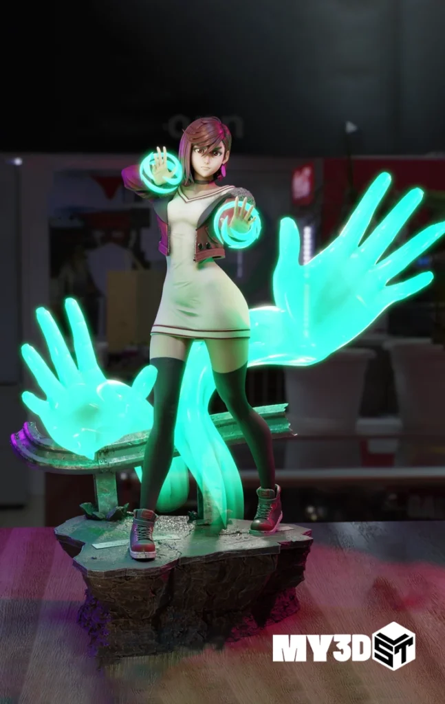 Momo Ayase Dandadan STL 3D Print Model - MY3DSTL